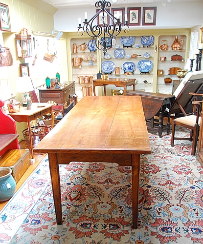 Antique Tables, Dining - The Farm Antiques, Wells Maine